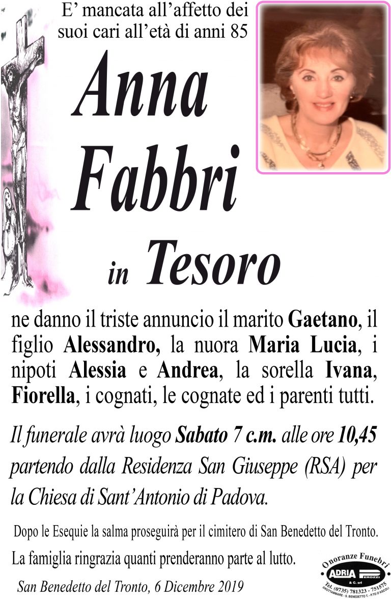 Archivi Necrologi - Piceno Oggi