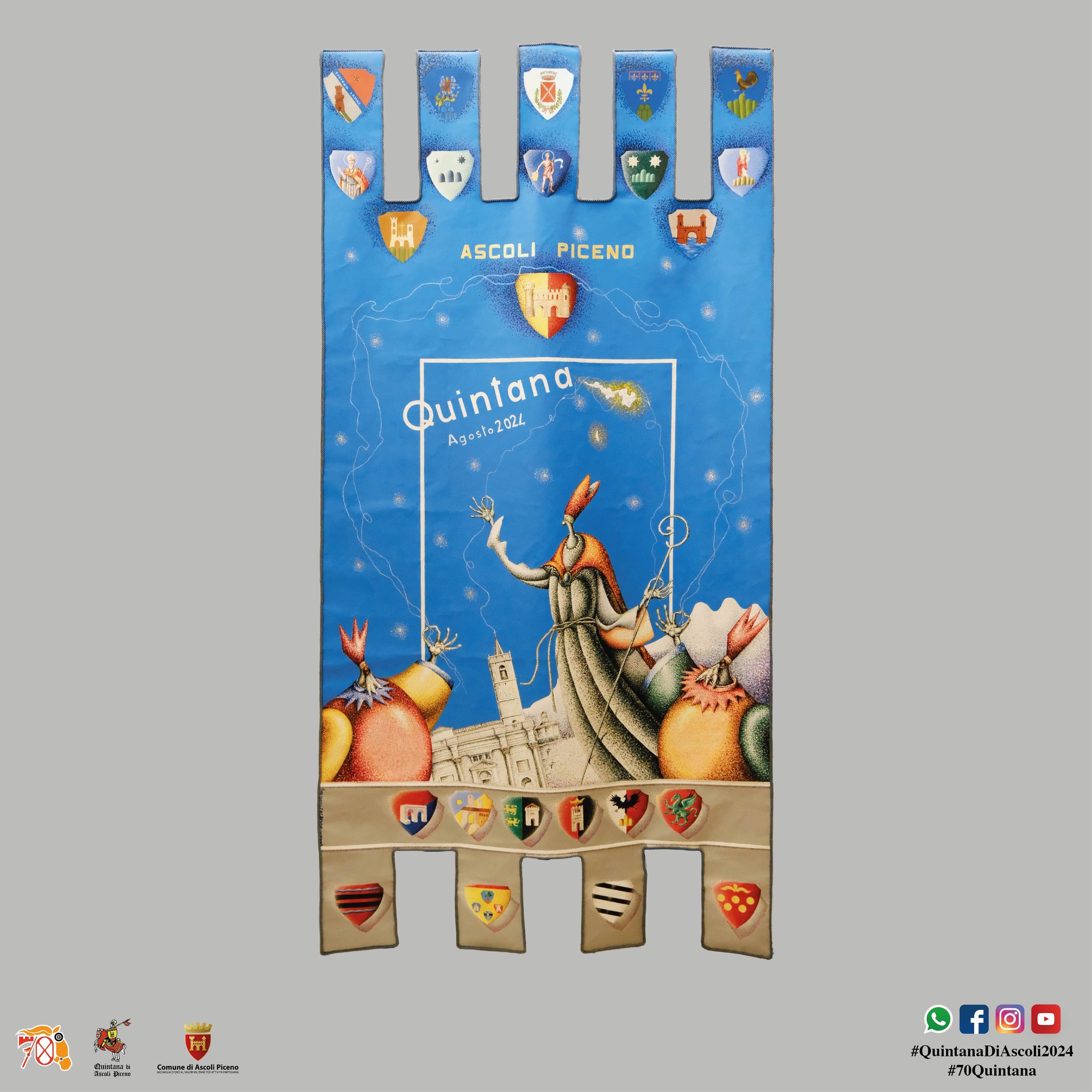 Quintana, Giostra di agosto: scelto il Drappo realizzato dal compianto ...