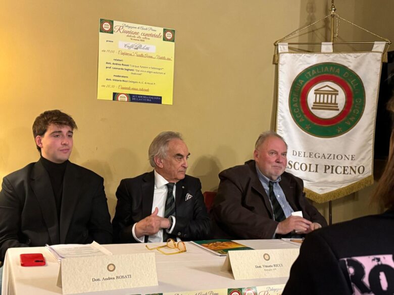 “Sorella Acqua…Fratello Vino”, ad Ascoli una conferenza enogastronomica ...