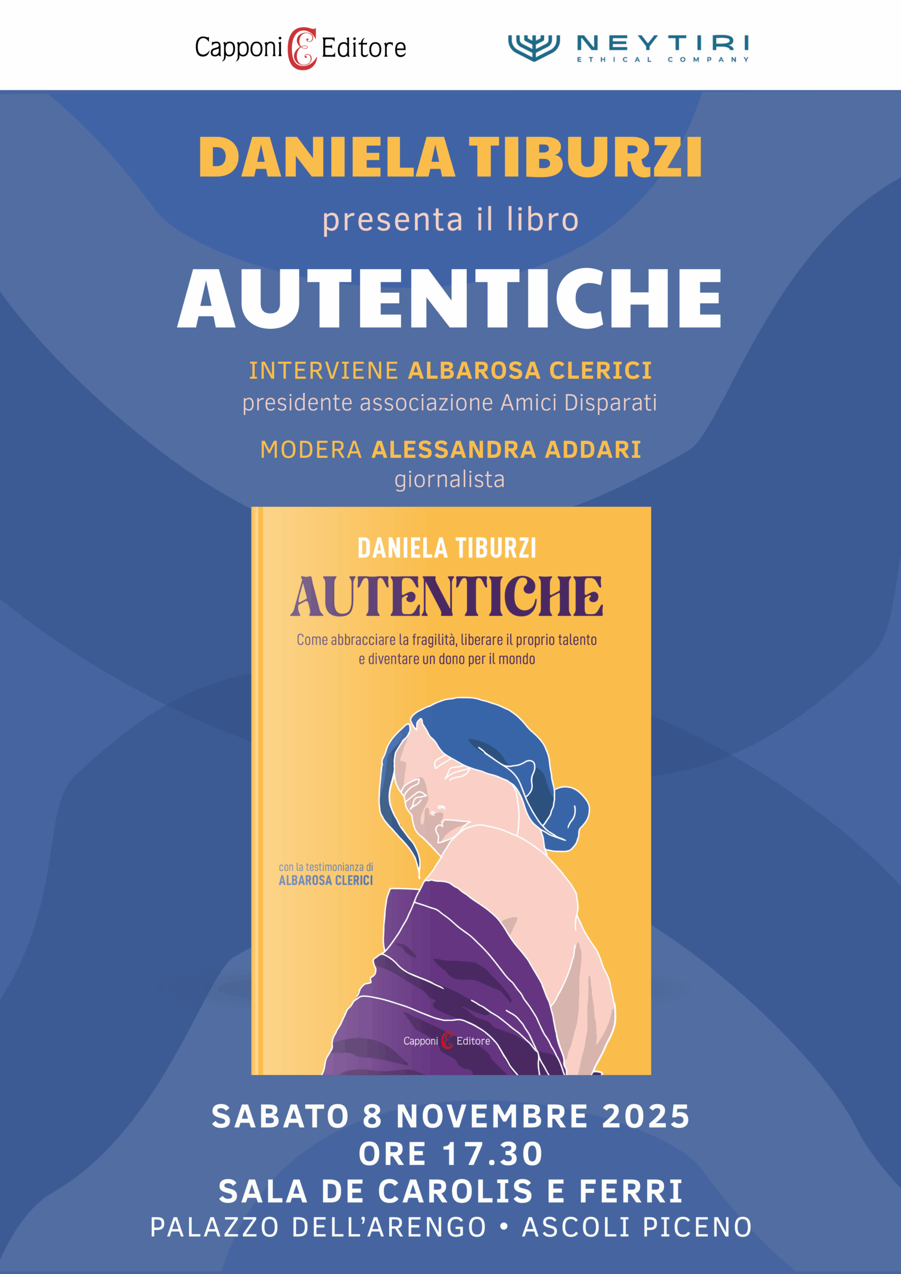 "Autentiche", presentazione del libro di Daniela Tiburzi ad Ascoli ...
