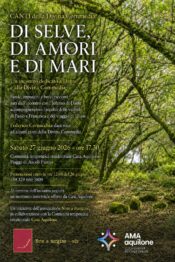 “Di selve, di amori e di mari”: spettacolo a Piagge di Ascoli - Piceno Oggi